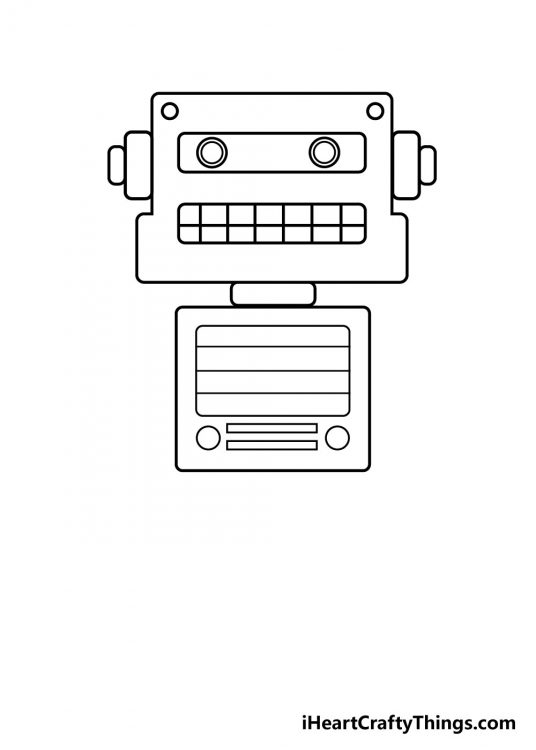 Robot Drawing - How To Draw A Robot Step By Step