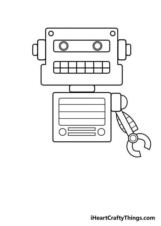 Robot Drawing - How To Draw A Robot Step By Step