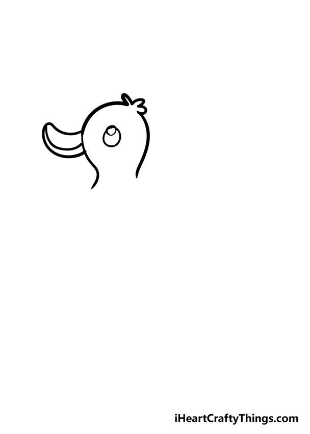 Duck Drawing - How To Draw A Duck Step By Step