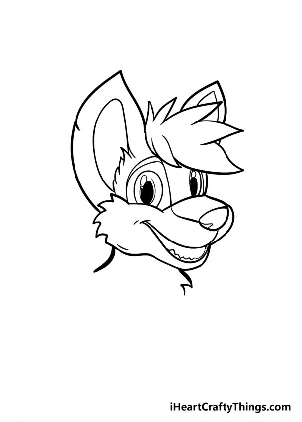 Furry Drawing - How To Draw A Furry Step By Step