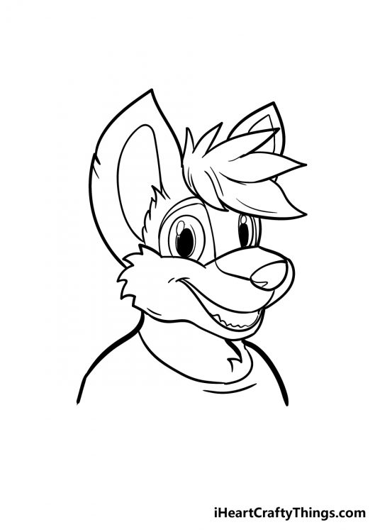 Furry Drawing - How To Draw A Furry Step By Step