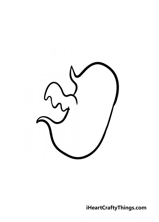 Ghost Drawing - How To Draw A Ghost Step By Step