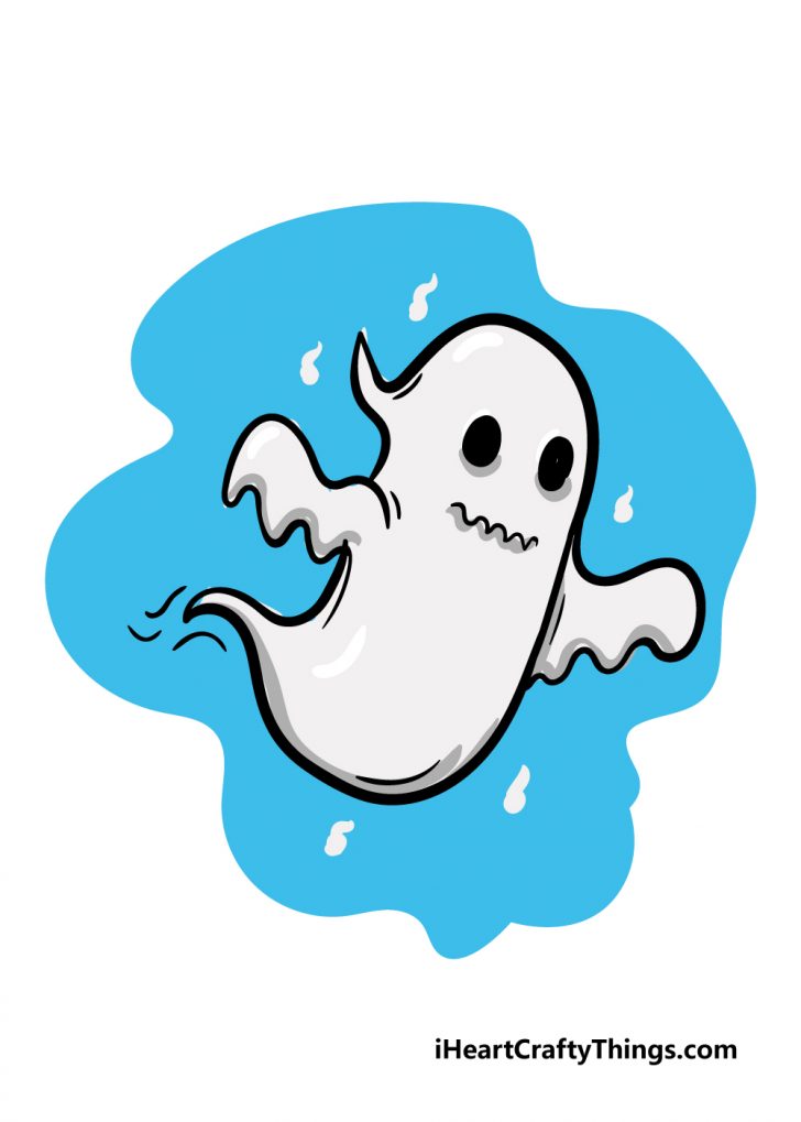 Ghost Drawing - How To Draw A Ghost Step By Step