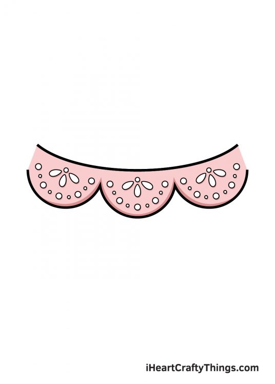 Lace Drawing - How To Draw Lace Step By Step