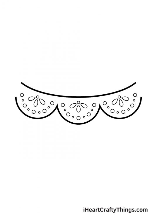 Lace Drawing - How To Draw Lace Step By Step