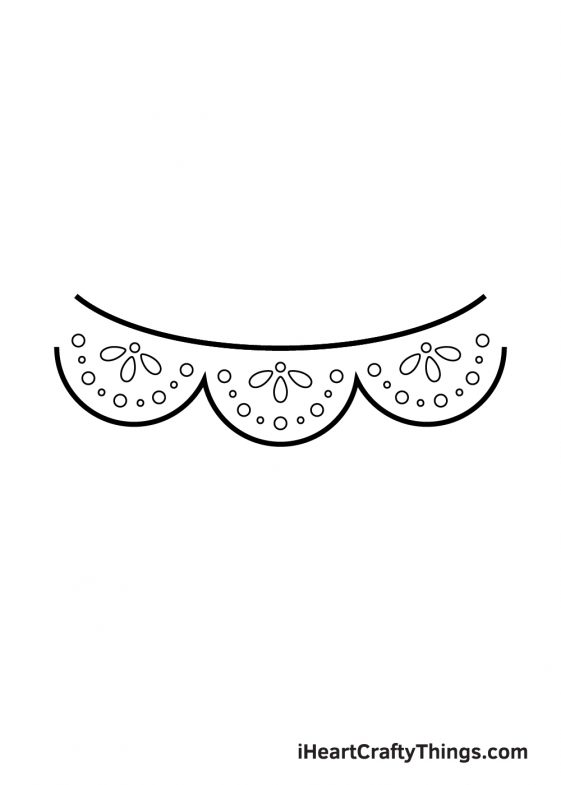 Lace Drawing - How To Draw Lace Step By Step