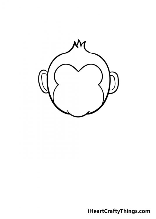 Monkey Drawing - How To Draw A Monkey Step By Step