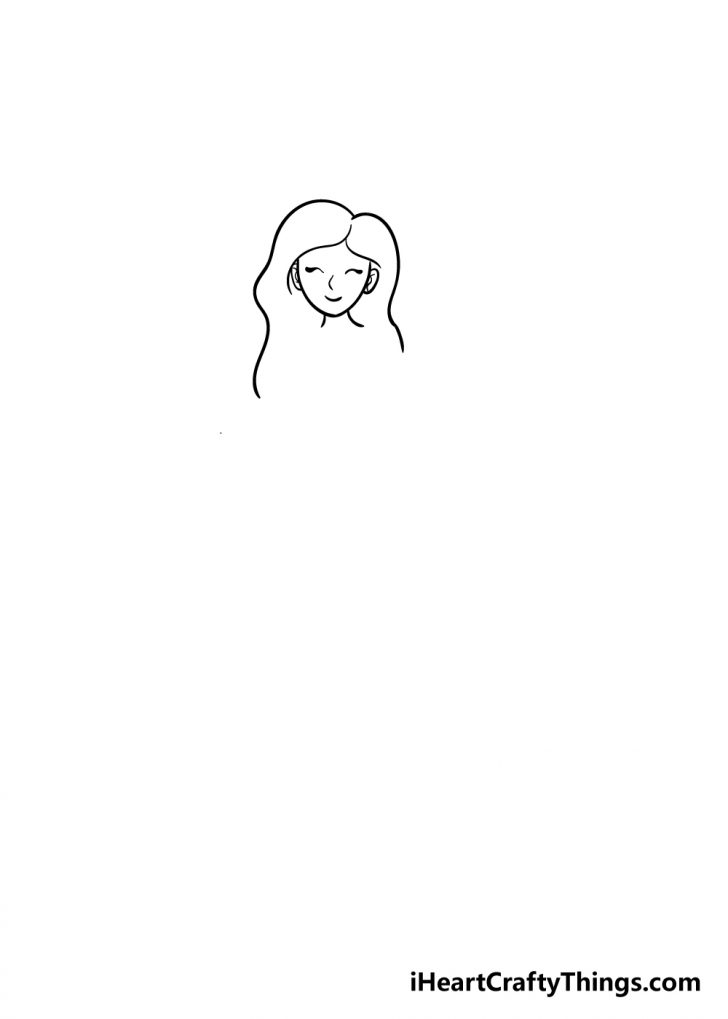Mermaid Drawing - How To Draw A Mermaid Step By Step