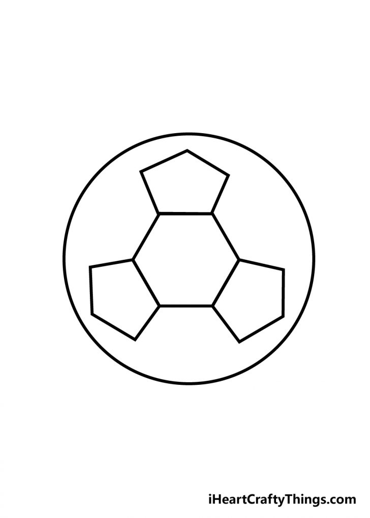 Soccer Ball Drawing - How To Draw A Soccer Ball Step By Step