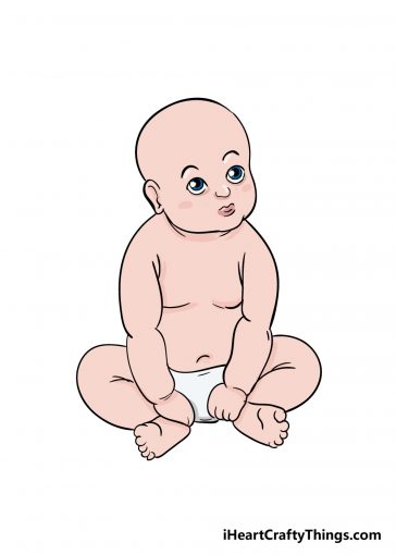 Baby Drawing - How To Draw A Baby Step By Step