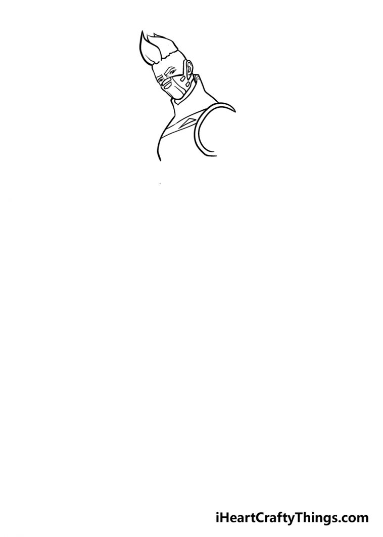 Fortnite Character Drawing - How To Draw A Fortnite Character Step By Step