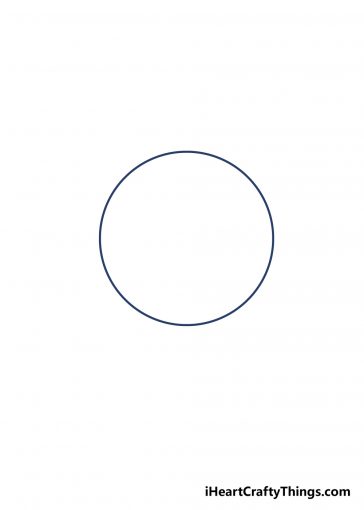 Moon Drawing - How To Draw A Moon Step By Step