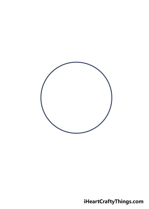 Moon Drawing - How To Draw A Moon Step By Step