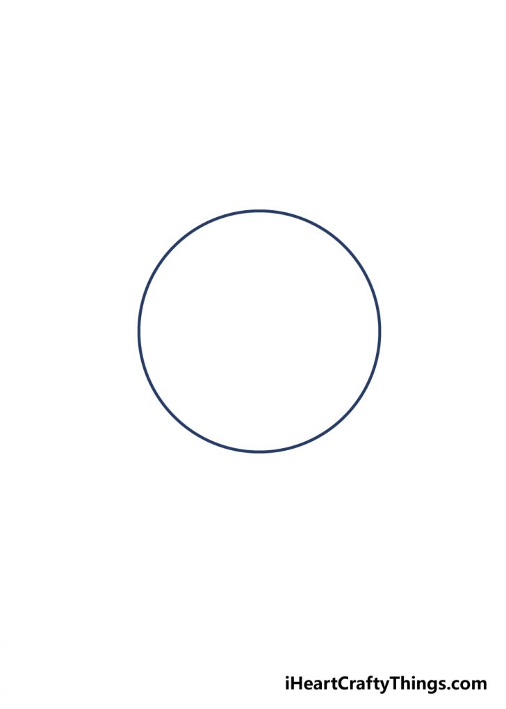 Moon Drawing - How To Draw A Moon Step By Step