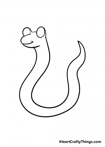 Snake Drawing - How To Draw A Snake Step By Step