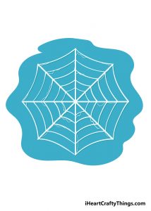 Spiderweb Drawing - How To Draw A Spiderweb Step By Step
