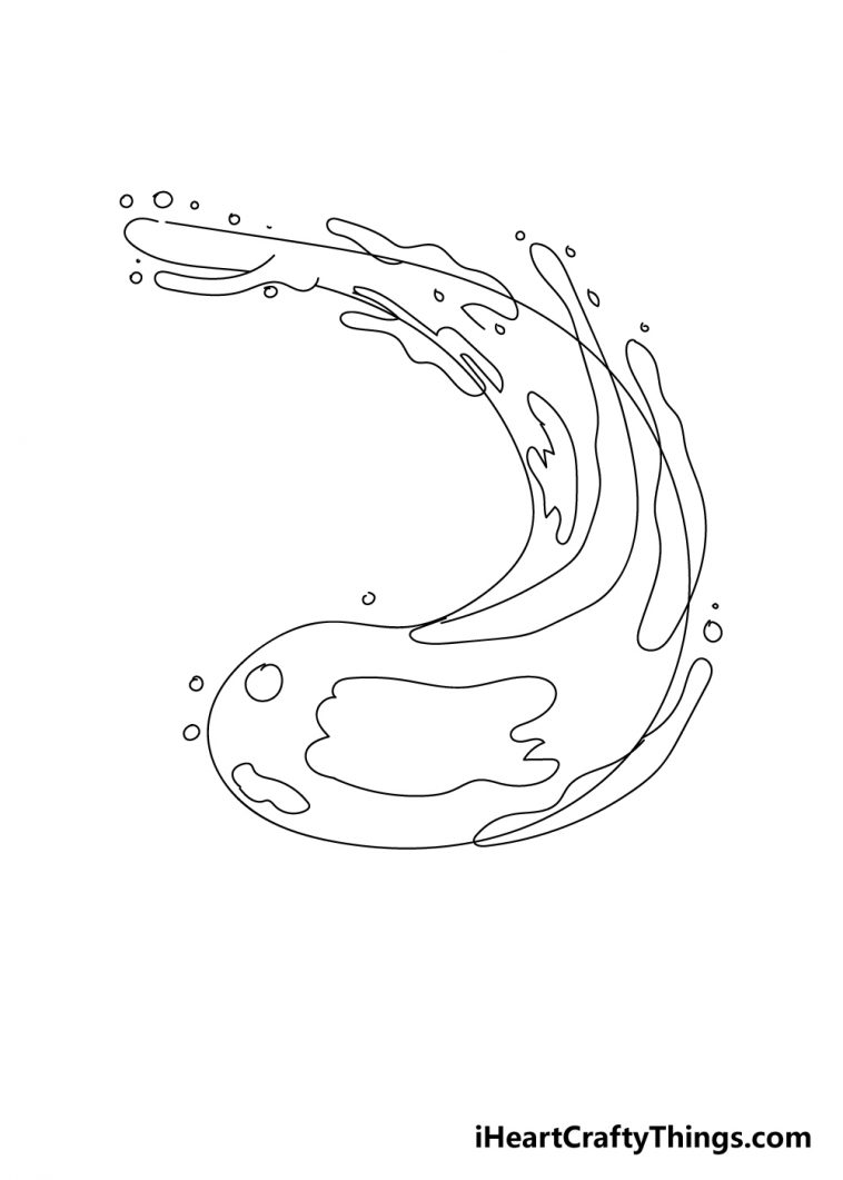 Water Drawing - How To Draw Water Step By Step