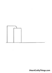 City Drawing - How To Draw A City Step By Step