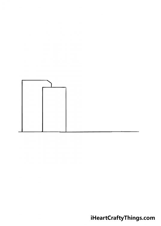 City Drawing - How To Draw A City Step By Step