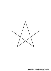 Pentagram Drawing - How To Draw A Pentagram Step By Step