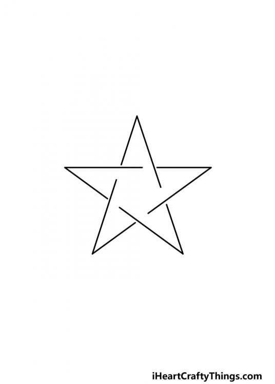 Pentagram Drawing - How To Draw A Pentagram Step By Step