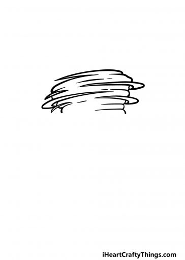 Tornado Drawing - How To Draw A Tornado Step By Step