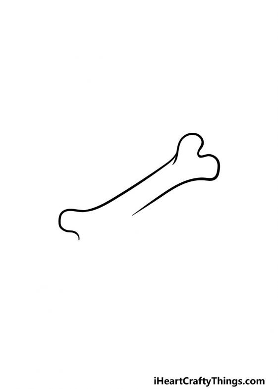 Bone Drawing - How To Draw A Bone Step By Step