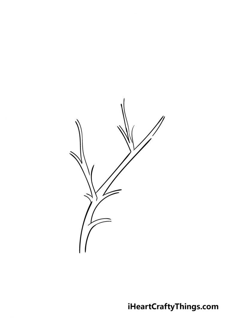 Leaves On A Tree Drawing - How To Draw Leaves On A Tree Step By Step