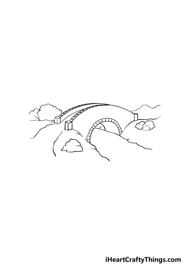 Bridge Drawing - How To Draw A Bridge Step By Step