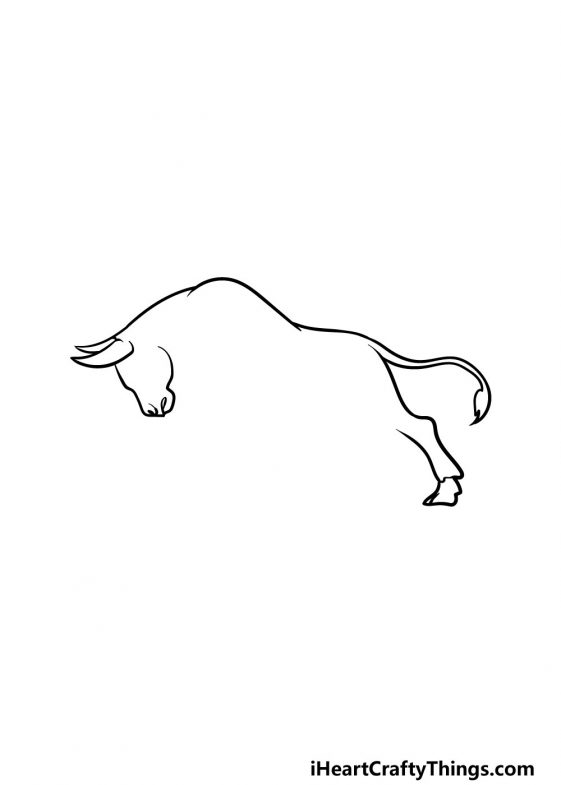 Bull Drawing - How To Draw A Bull Step By Step