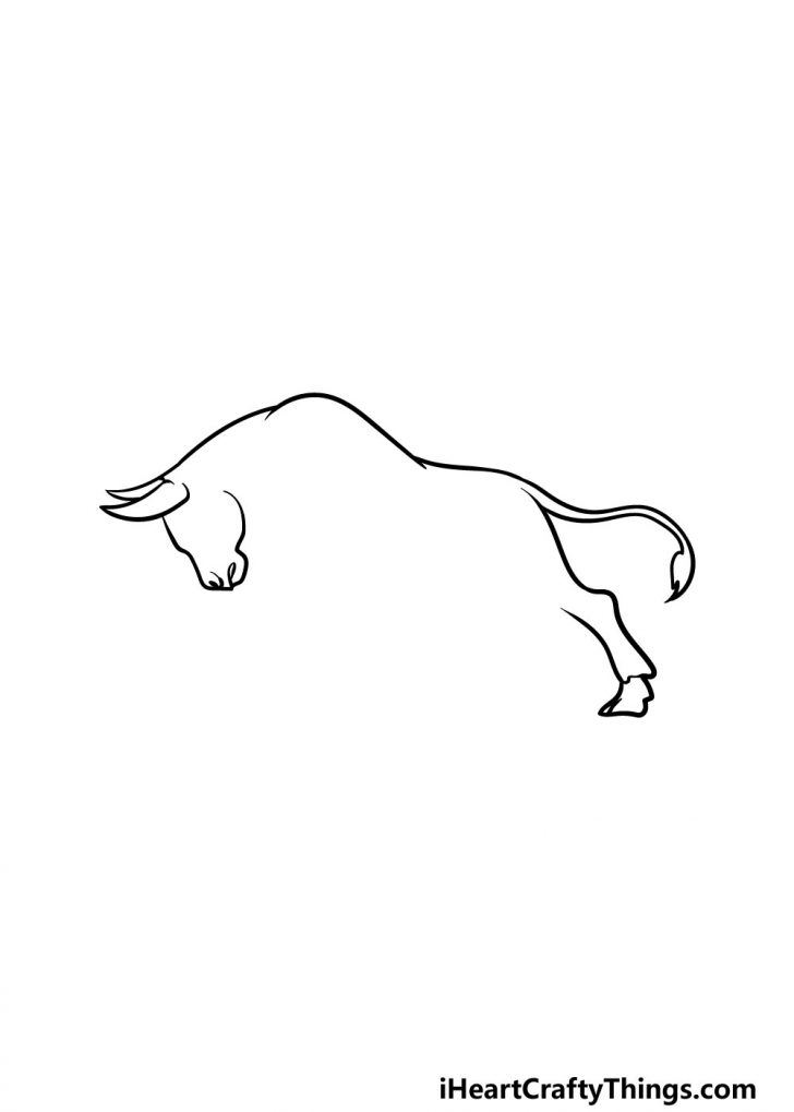 Bull Drawing - How To Draw A Bull Step By Step
