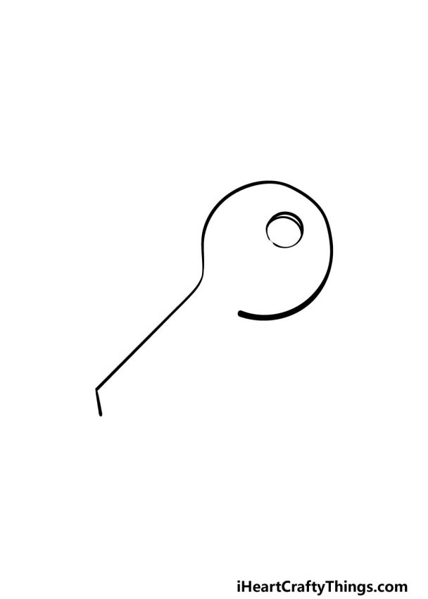 Key Drawing - How To Draw A Key Step By Step