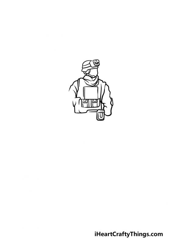 Soldier Drawing - How To Draw A Soldier Step By Step