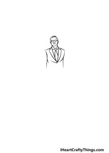 Suit Drawing - How To Draw A Suit Step By Step