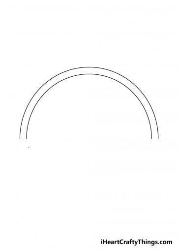 Rainbow Drawing - How To Draw A Rainbow Step By Step