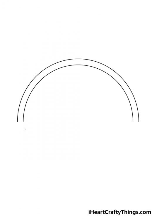 Rainbow Drawing - How To Draw A Rainbow Step By Step