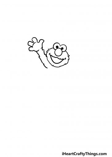 Elmo Drawing - How To Draw Elmo Step By Step