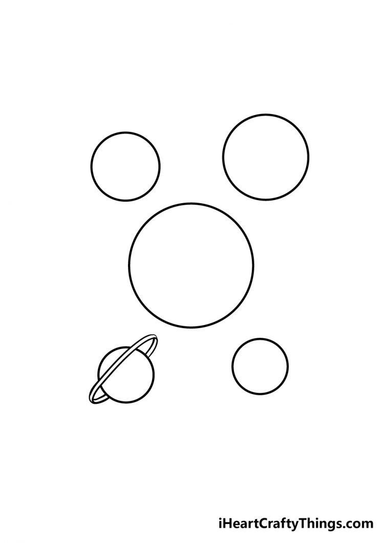 Planets Drawing - How To Draw Planets Step By Step