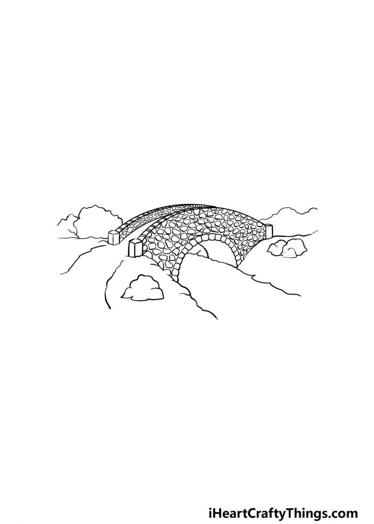 Bridge Drawing - How To Draw A Bridge Step By Step