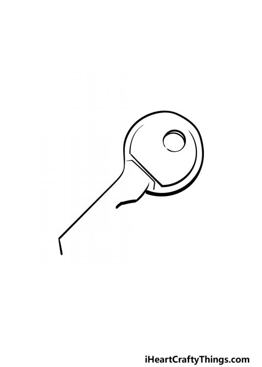 Key Drawing - How To Draw A Key Step By Step