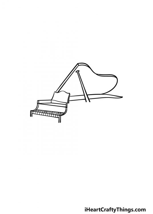 Piano Drawing - How To Draw A Piano Step By Step