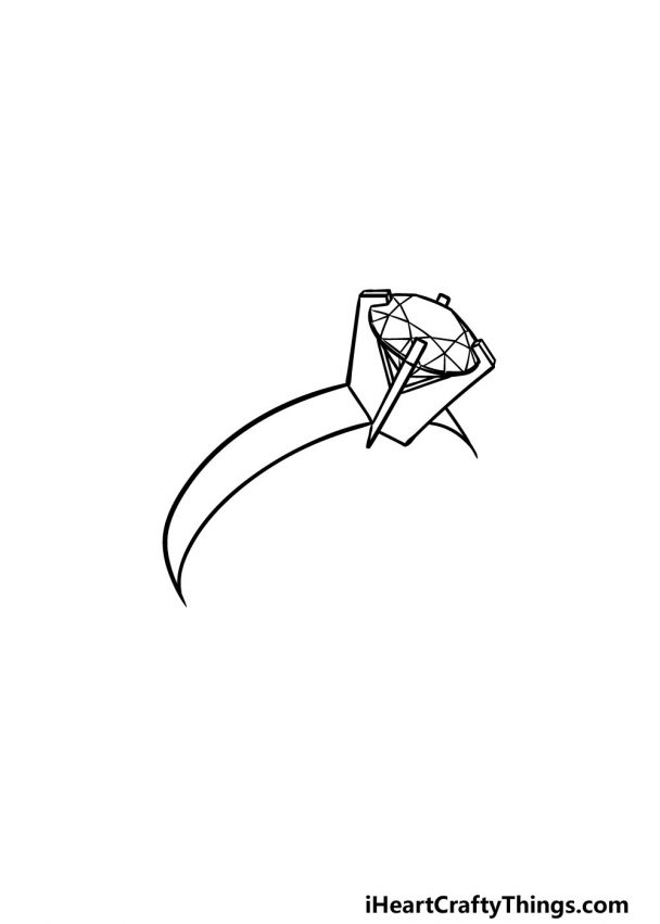 Ring Drawing - How To Draw A Ring Step By Step