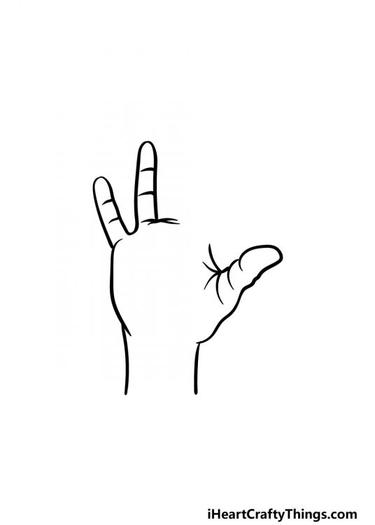 Fingers Drawing - How To Draw Fingers Step By Step