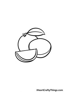 Orange Drawing - How To Draw An Orange Step By Step