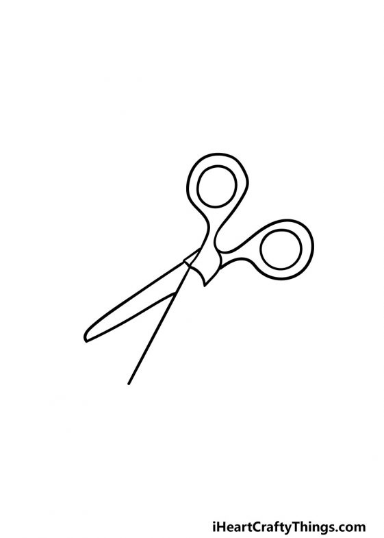 Scissors Drawing - How To Draw Scissors Step By Step