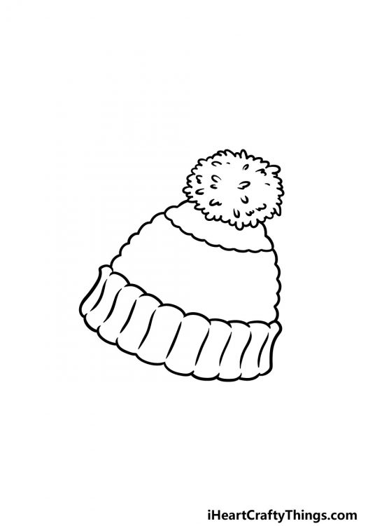 Beanie Drawing - How To Draw A Beanie Step By Step