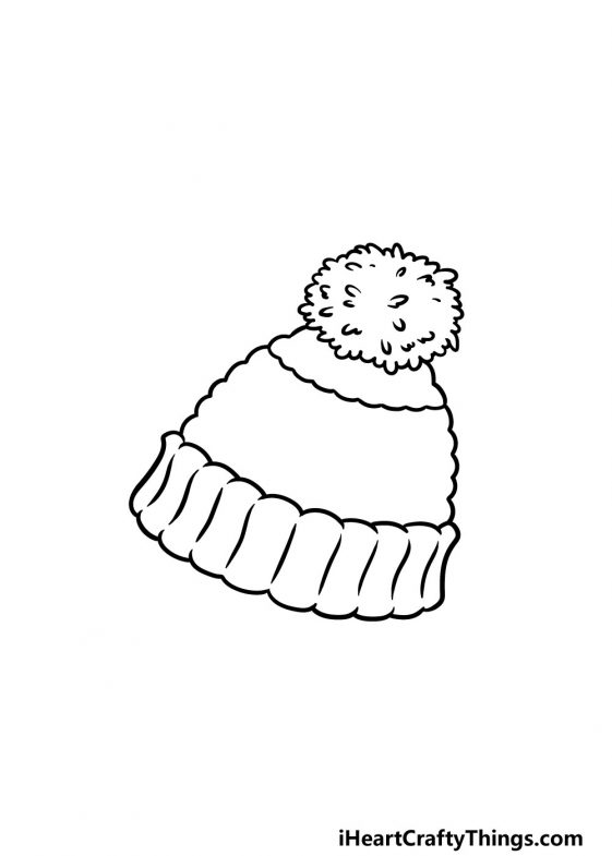 Beanie Drawing - How To Draw A Beanie Step By Step