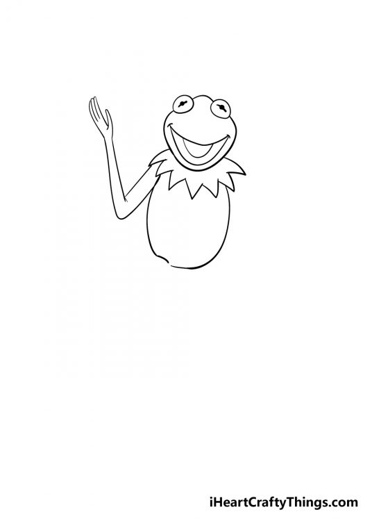 Kermit The Frog Drawing - How To Draw Kermit The Frog Step By Step