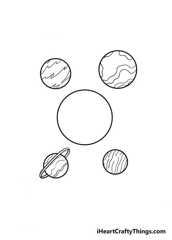 Planets Drawing - How To Draw Planets Step By Step