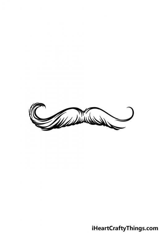 Mustache Drawing - How To Draw A Mustache Step By Step